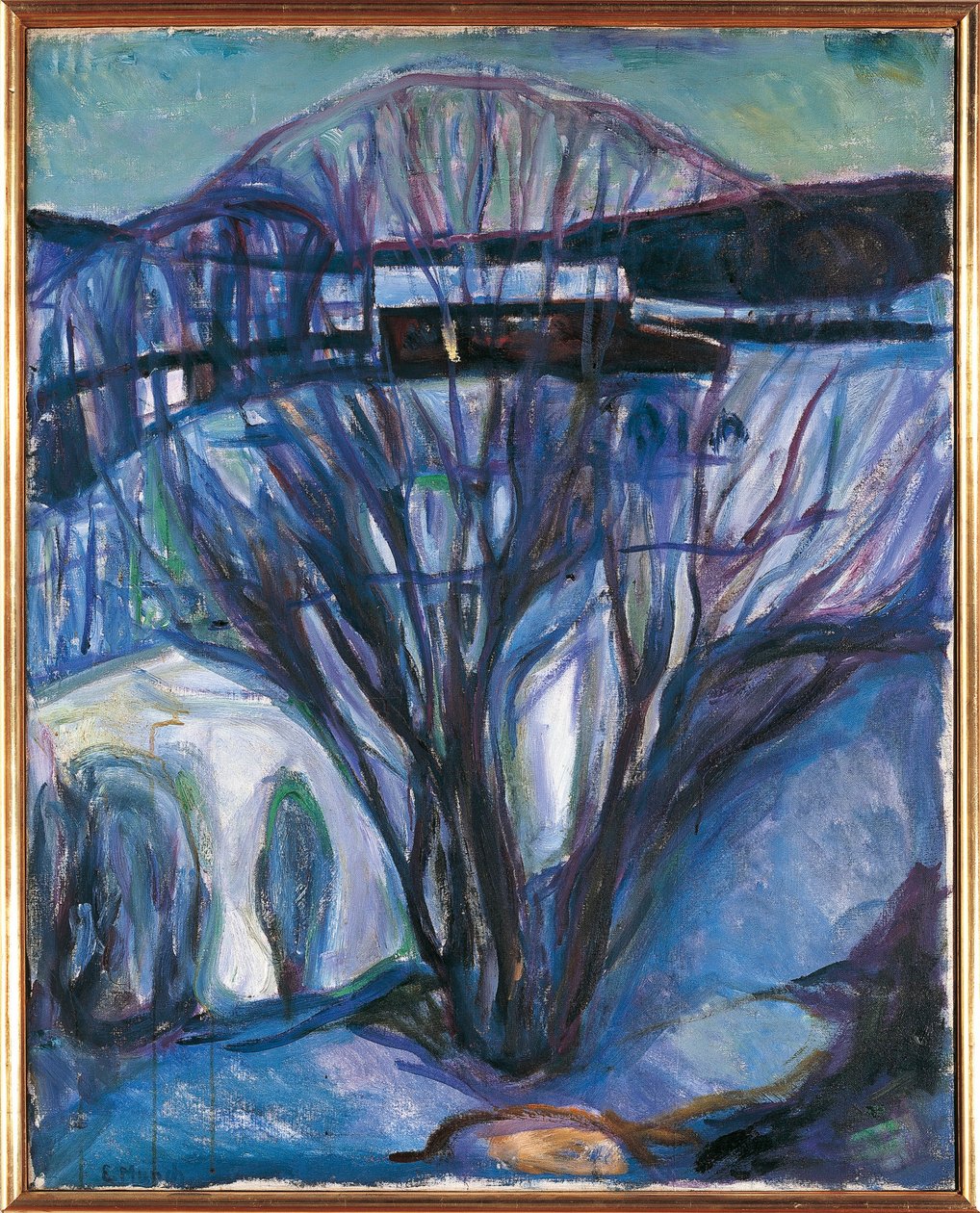 Winter Landscape, Ekely by Edvard Munch: Buy fine art prints