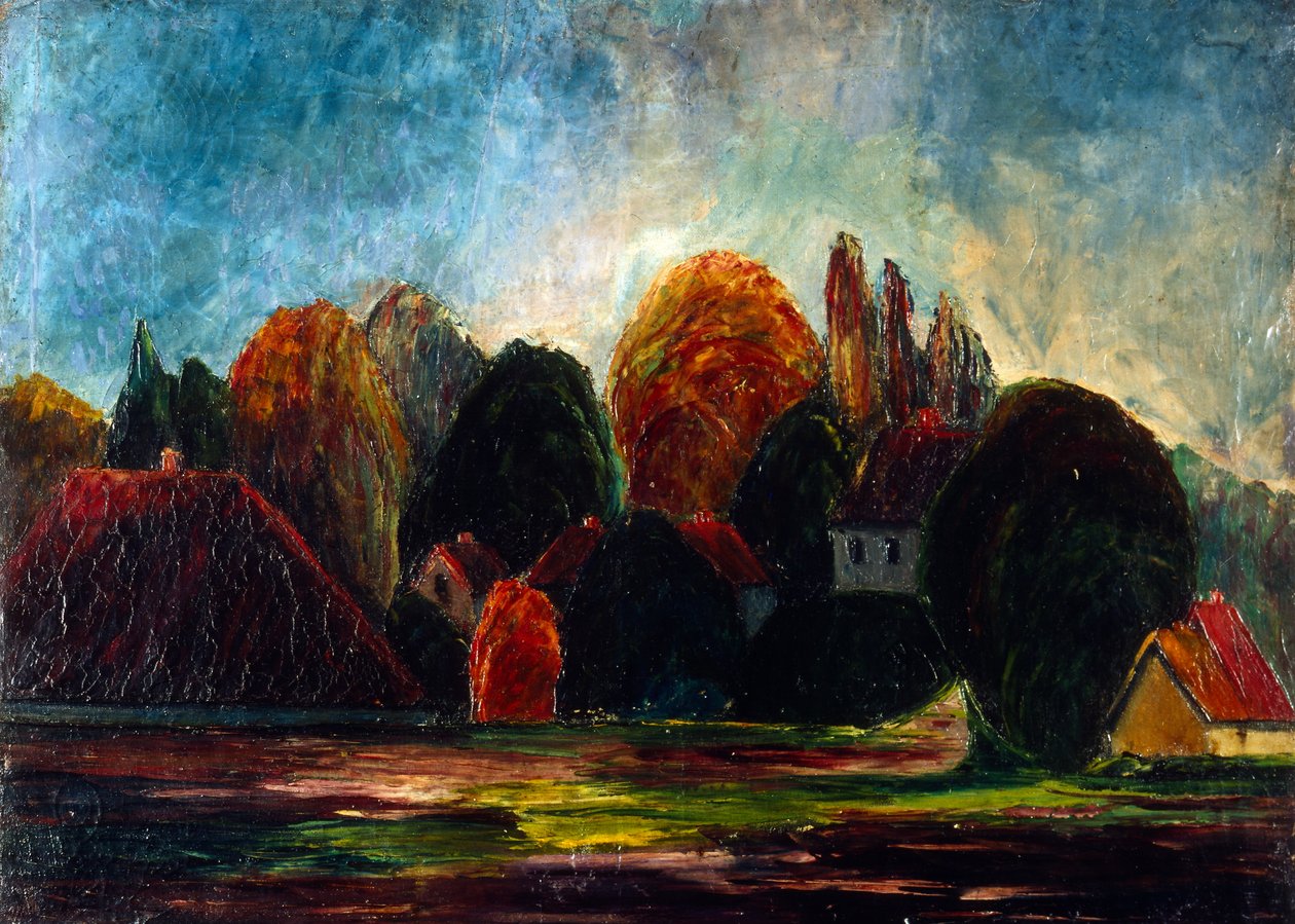 Norwegian Landscape by Edvard Munch: Buy fine art prints