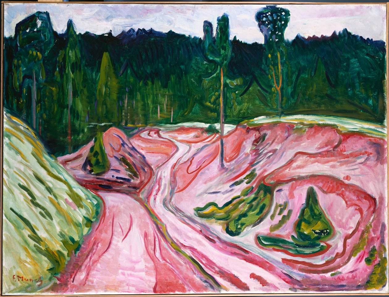 The Thuringian Forest by Edvard Munch: Buy fine art print