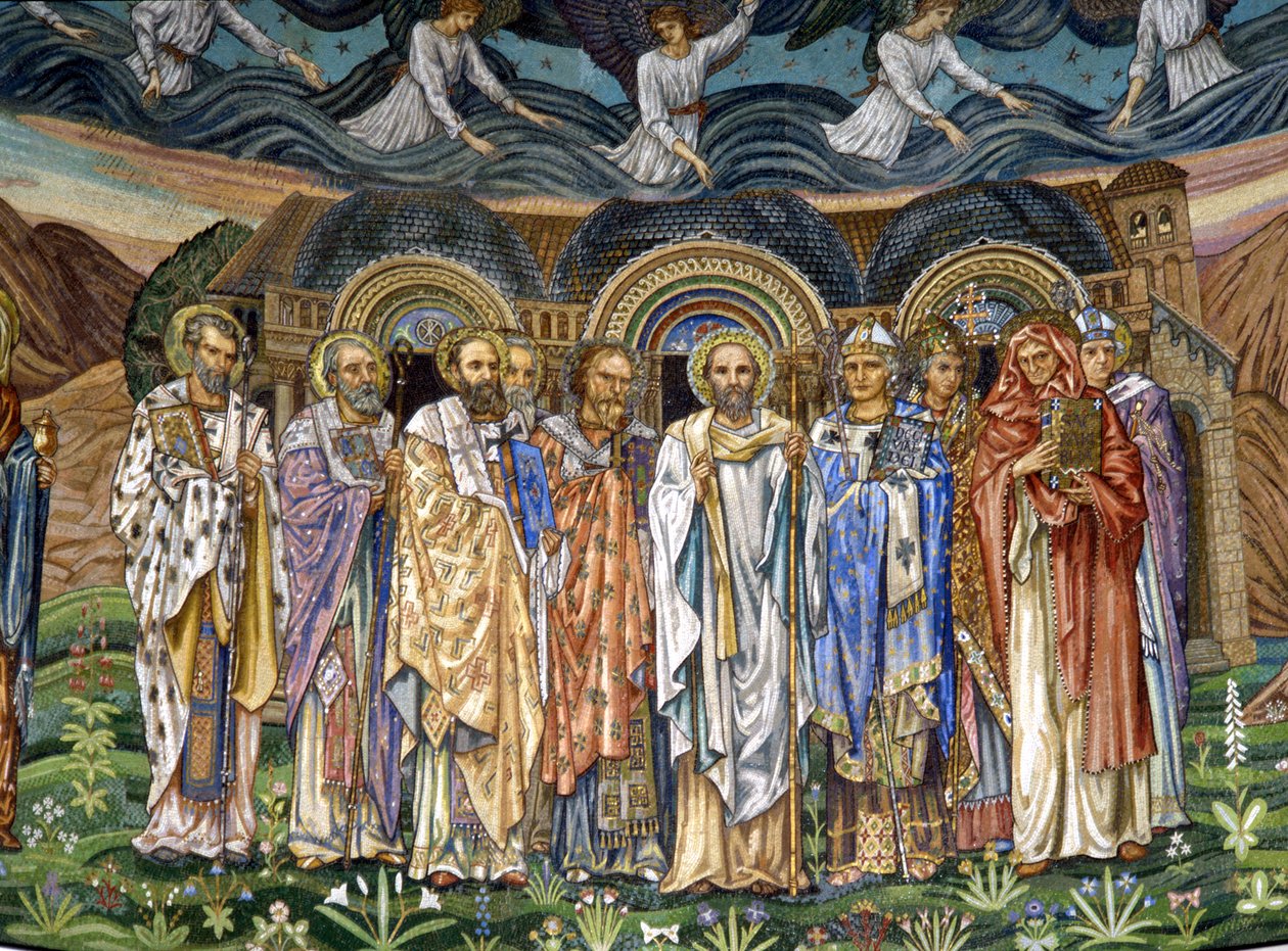 The Five Fathers of the Eastern Church with the Five Fathers of the ...