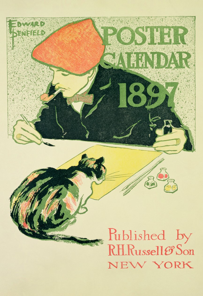 Poster Calendar, published by R.H. Russell and Son, 1897