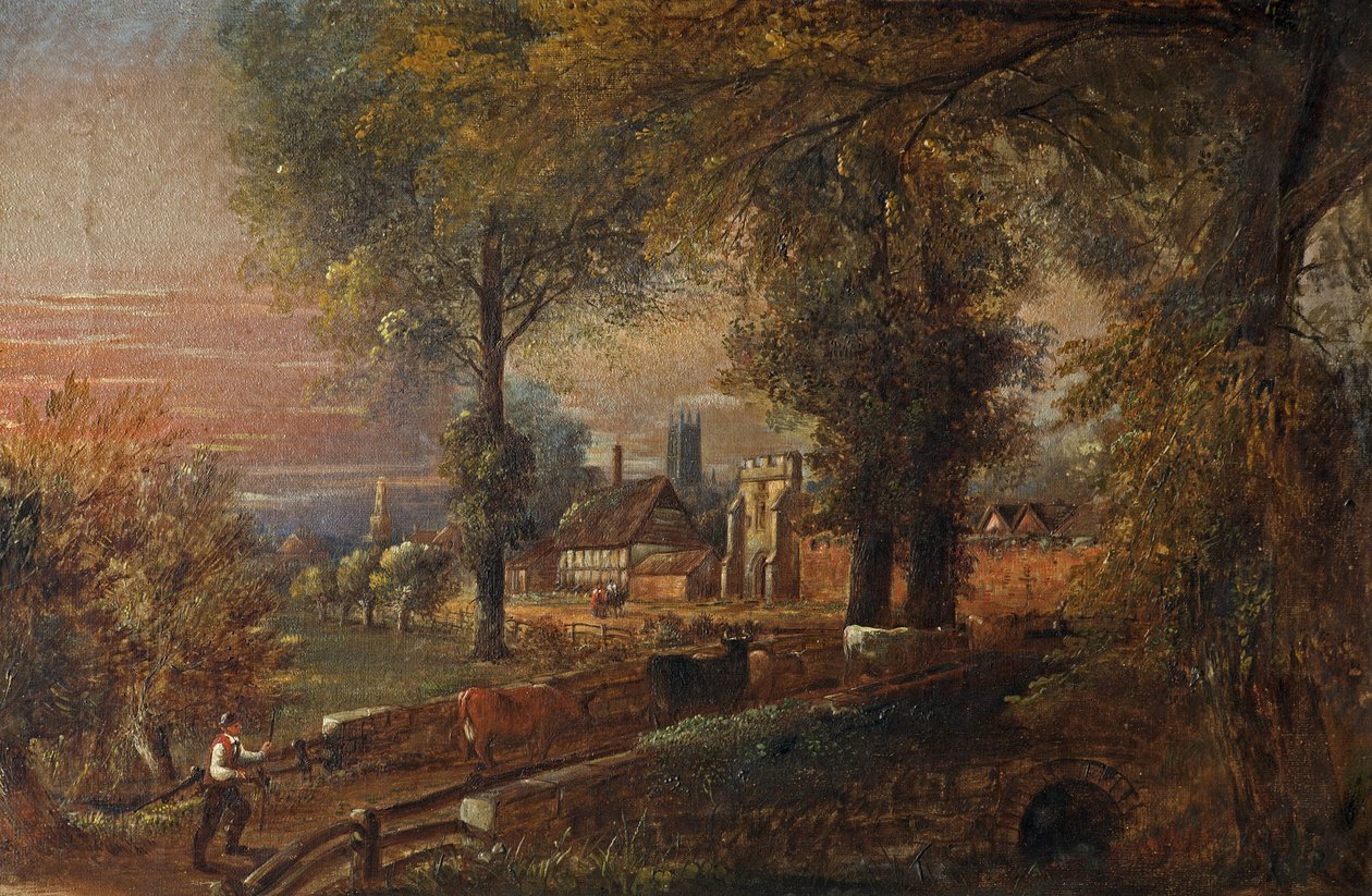 Llanthony, Gloucester, 1870 by Edward Smith