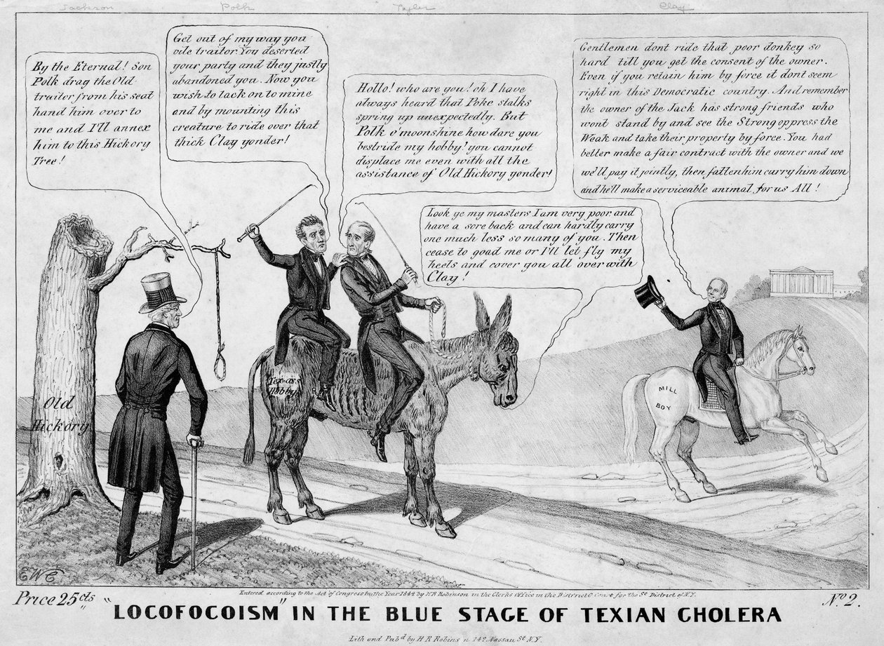 Locofocoism in the Blue Stage of Texian Cholera, Published by H R ...