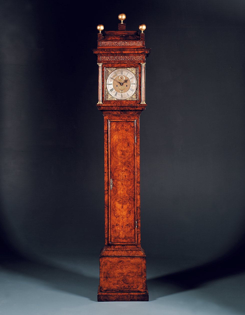 Queen Anne longcase clock by Edward Banger: Fine art print