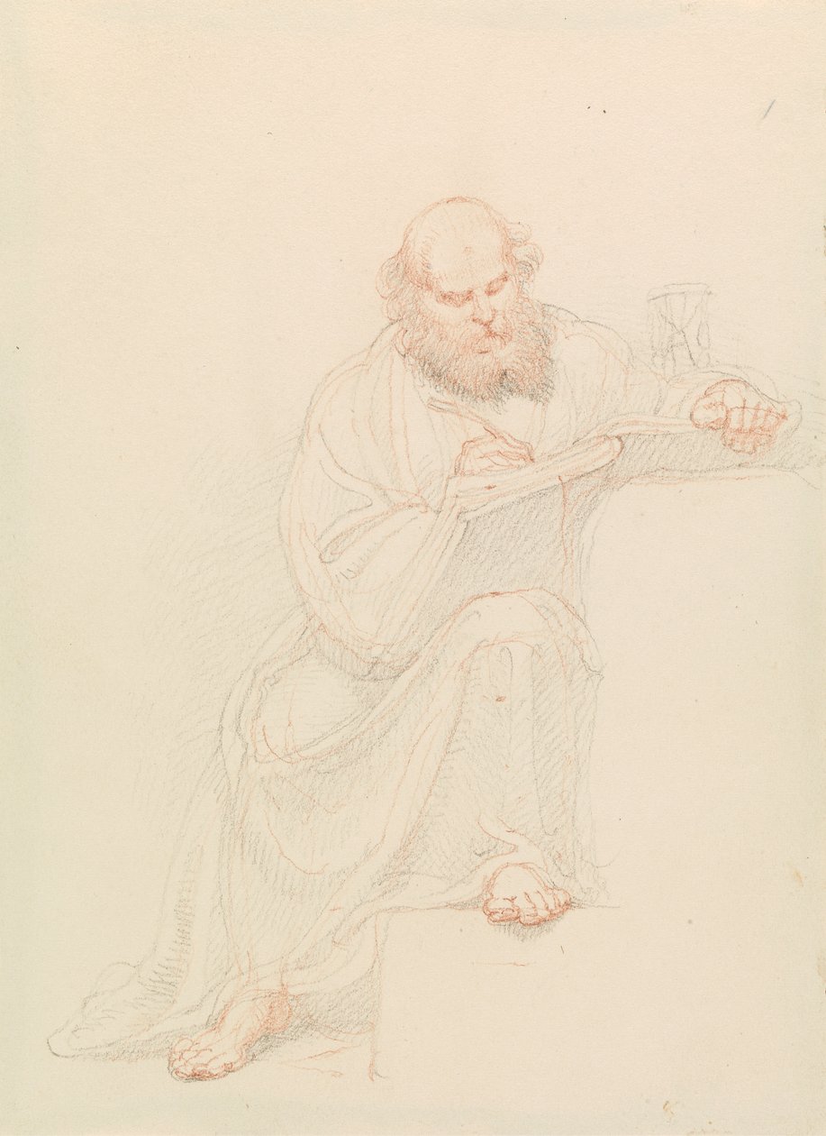 St. Jerome Writing by Edward Francis Burney