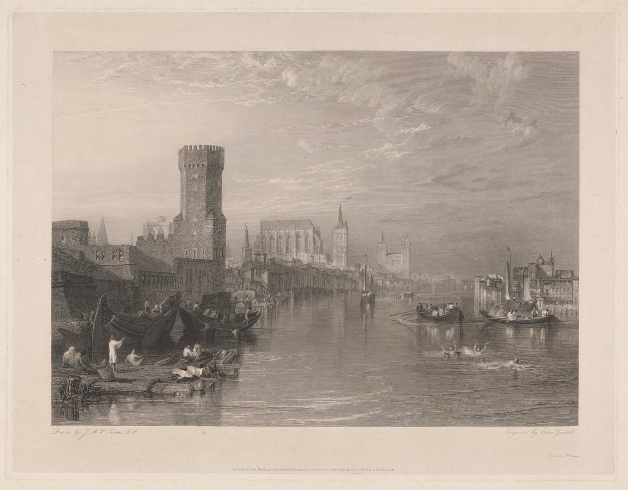 Cologne by Edward Goodall: Highest-quality art reproduction