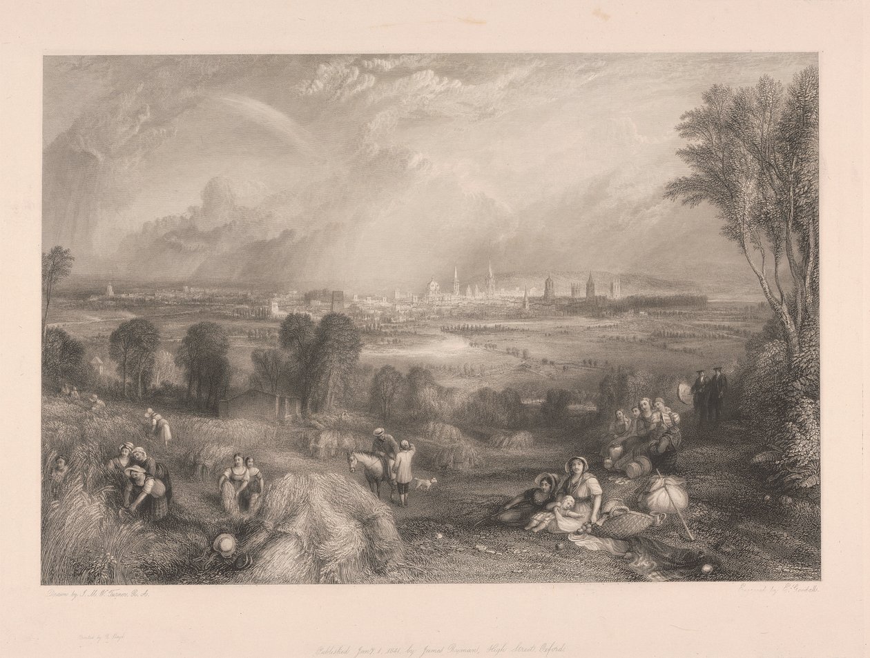 Oxford from North Hinksey by Edward Goodall: Fine art print