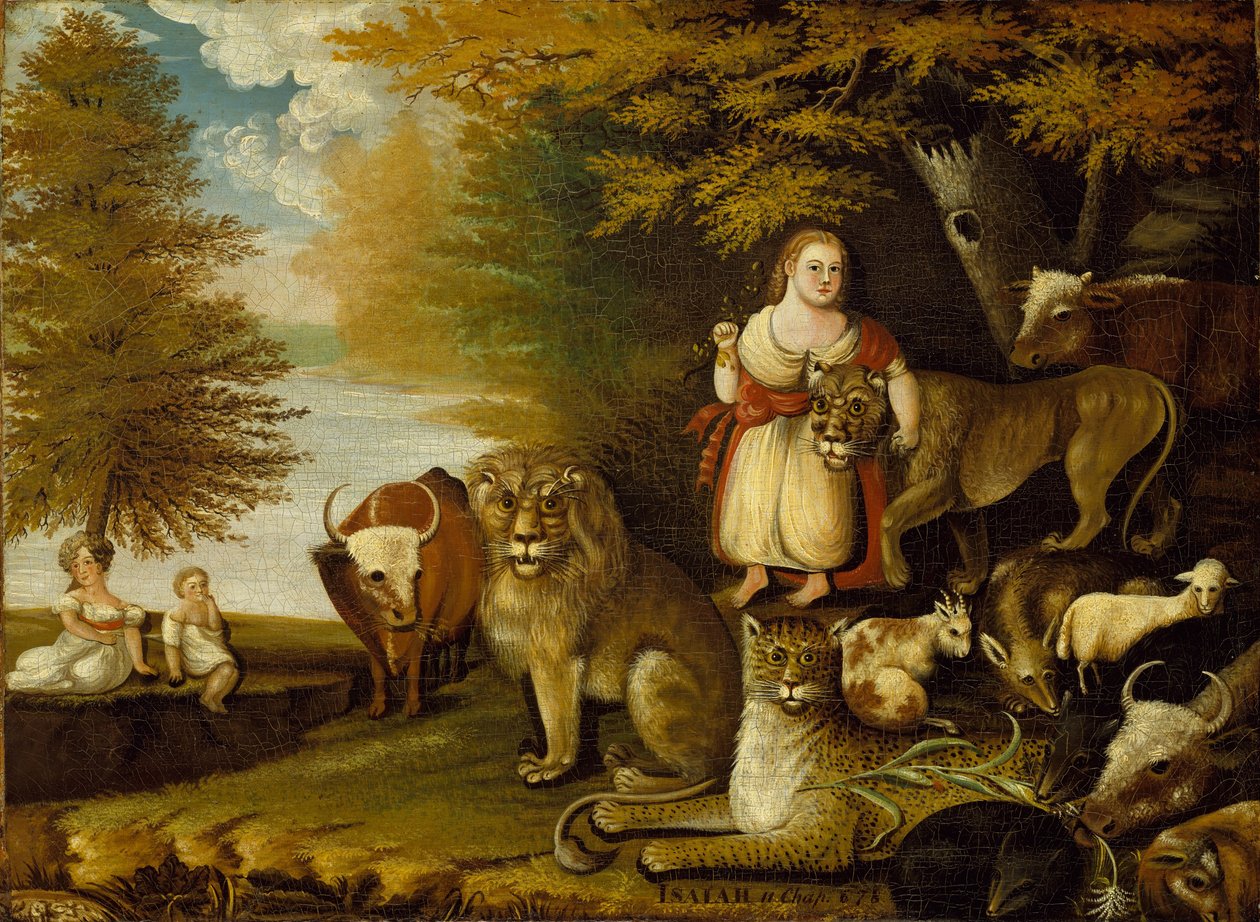 Peaceable Kingdom by Edward Hicks: Buy fine art print