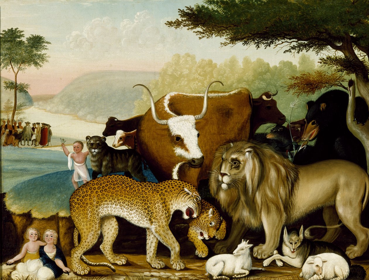The Peaceable Kingdom by Edward Hicks: Buy fine art print