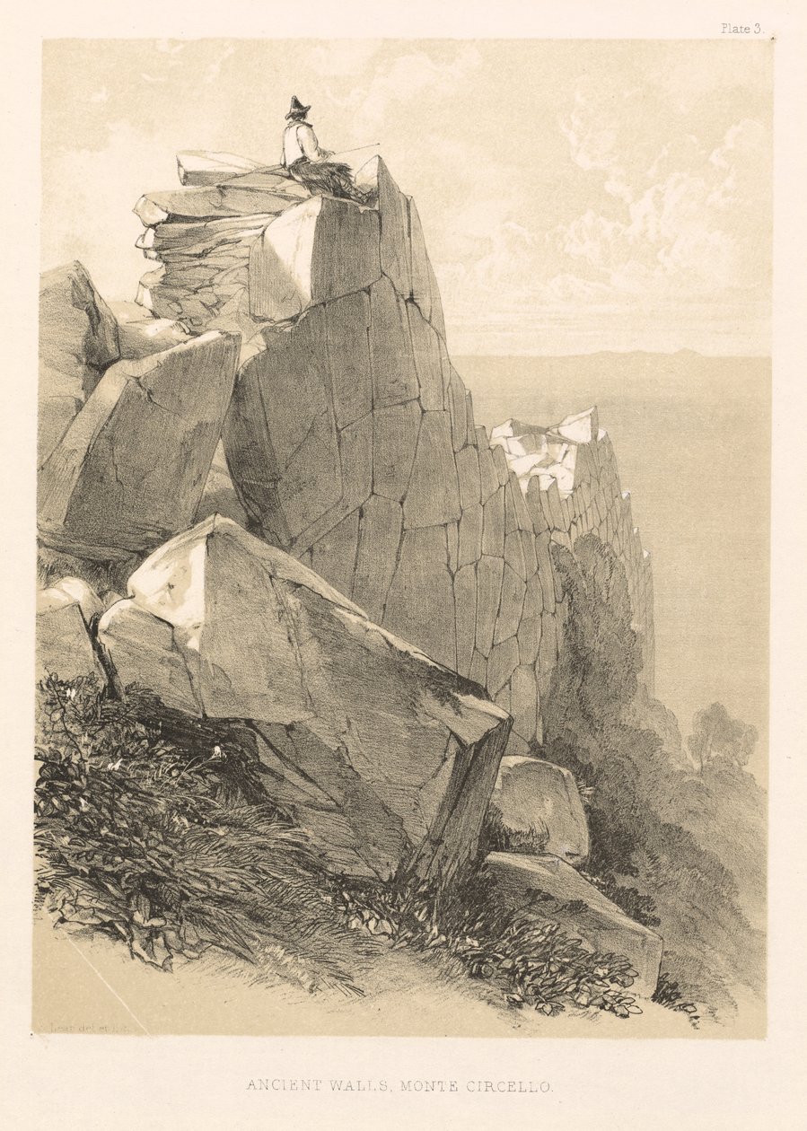 Illustrated Excursion in Italy (vol. II): Ancient Walls, Monte Circello