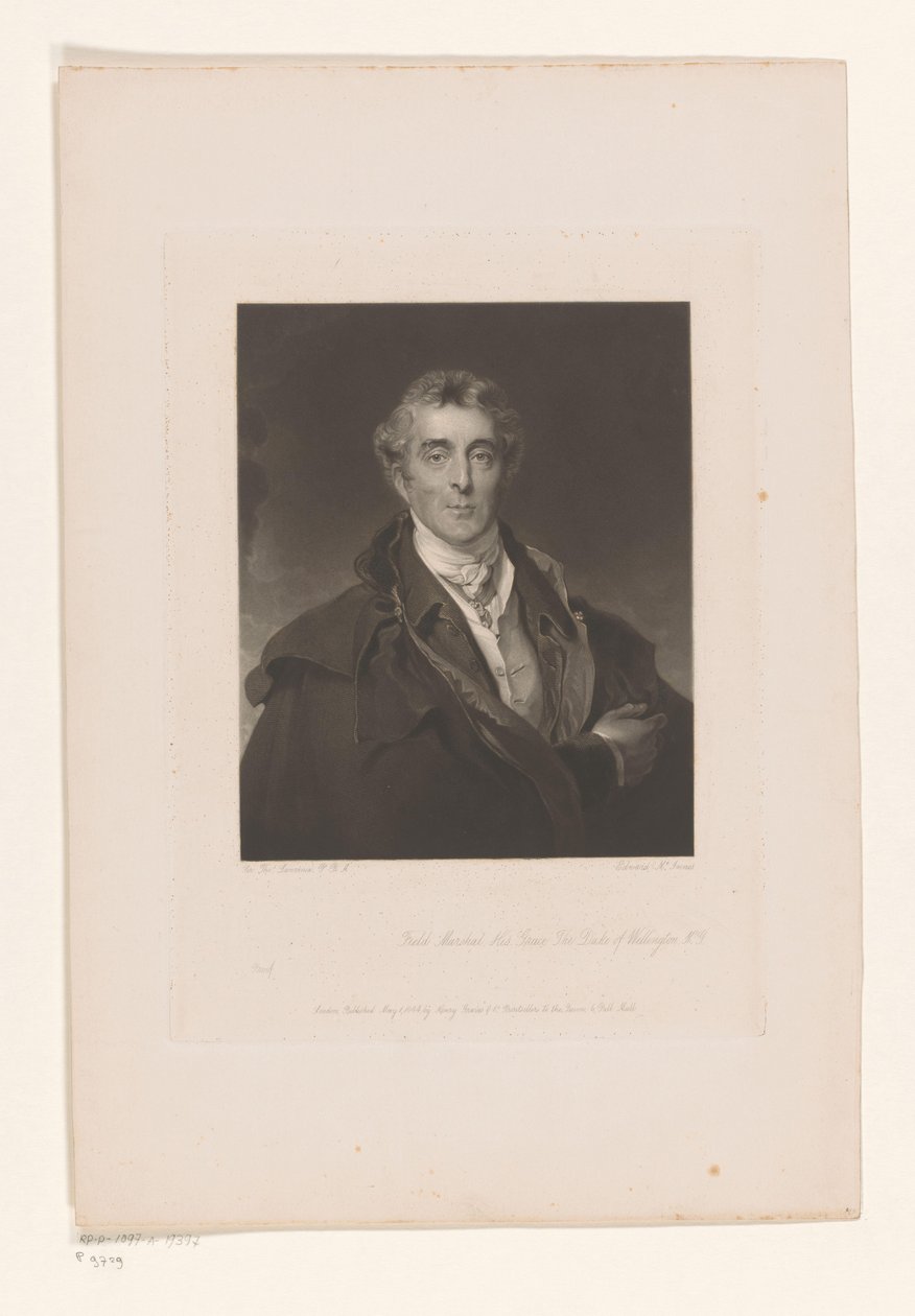 Portrait of Arthur Wellesley, Field Marshal His Grace The Duke of ...