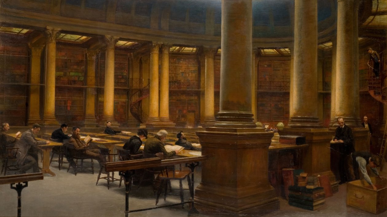 Birmingham Reference Library - The Reading Room, 1881