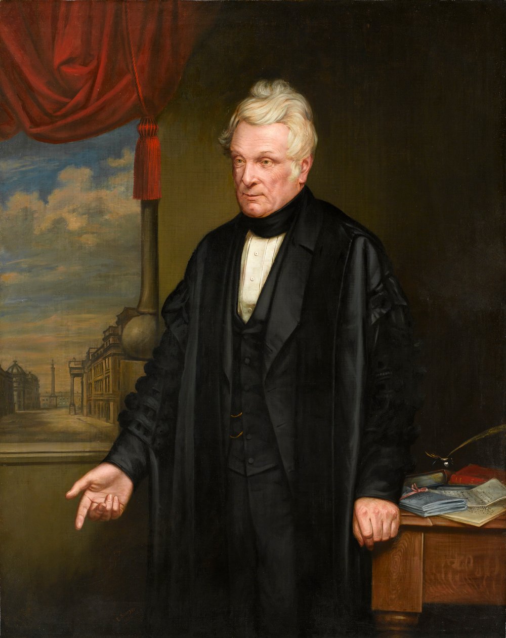 Portrait of John Clayton, English Lawyer and Archaeologist