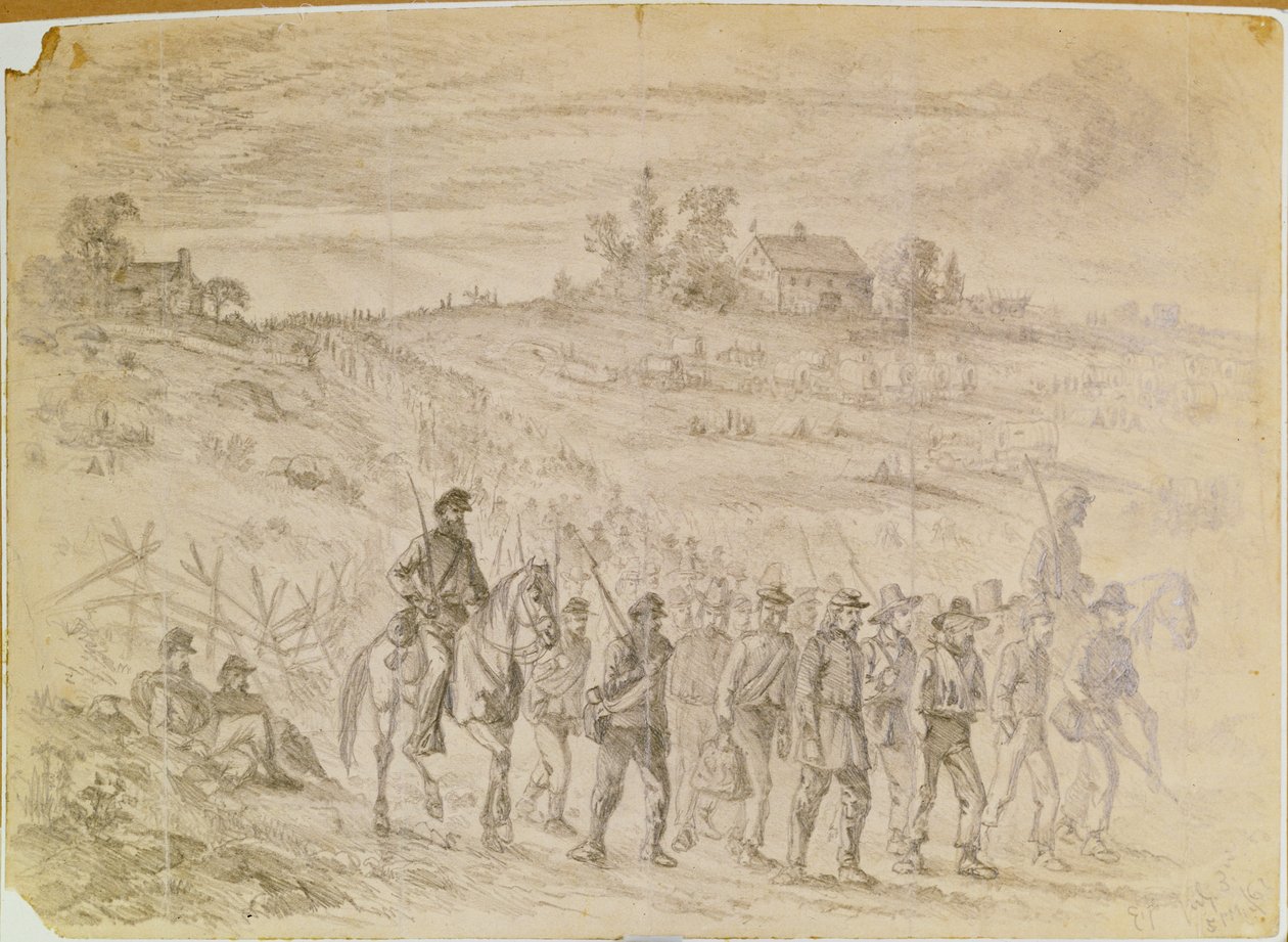 The Battle of Gettysburg: Prisoners Belonging to General Langstreet's ...