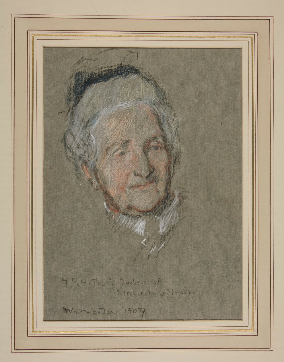 Coronation of Edward VII Portrait: Grand Duchess Mecklenburg-Strelitz