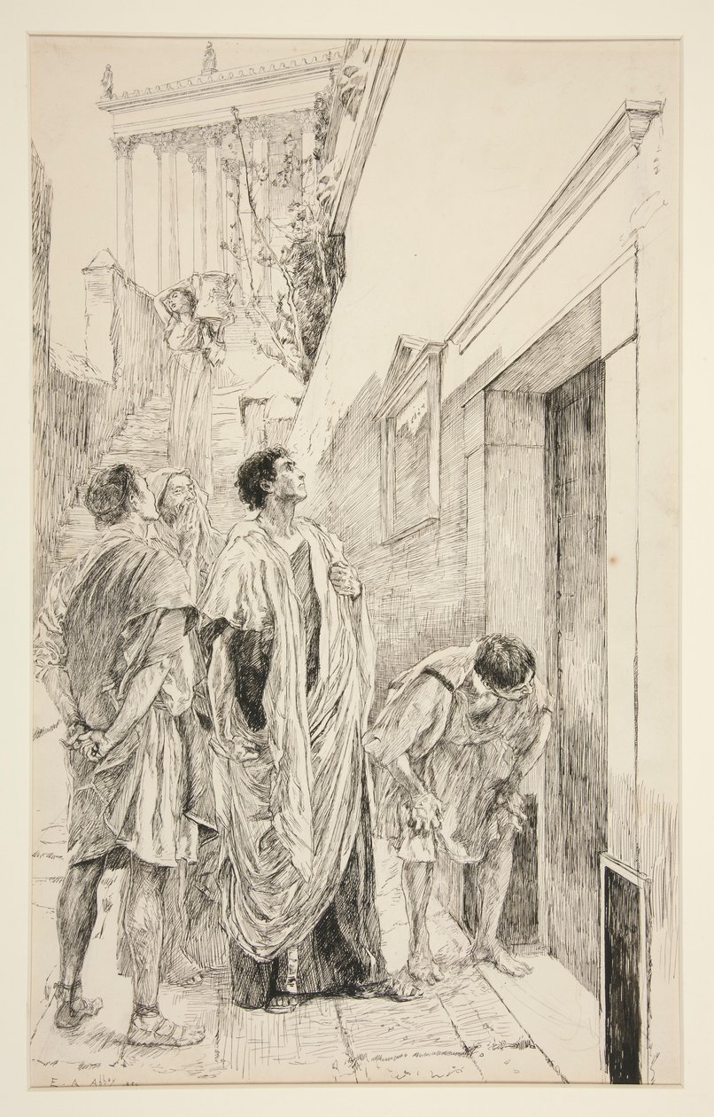 Dromio of Ephesus by Edwin Austin Abbey: Fine art print