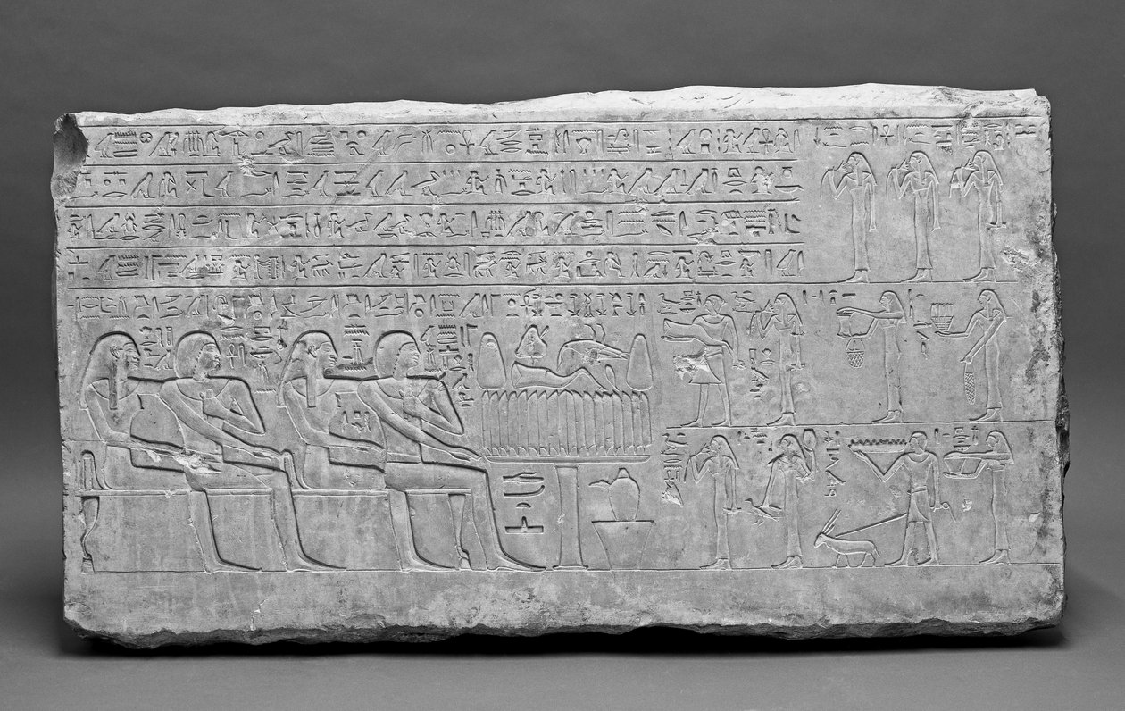 Stela, Middle Kingdom by Egyptian 12th Dynasty