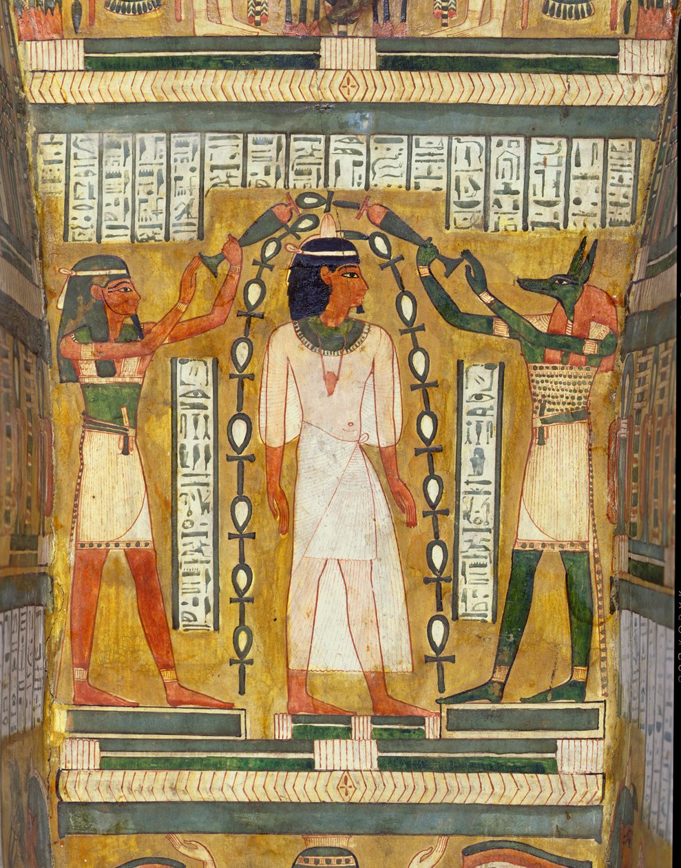 The Libation of the Dead (detail) by Egyptian 18th Dynasty
