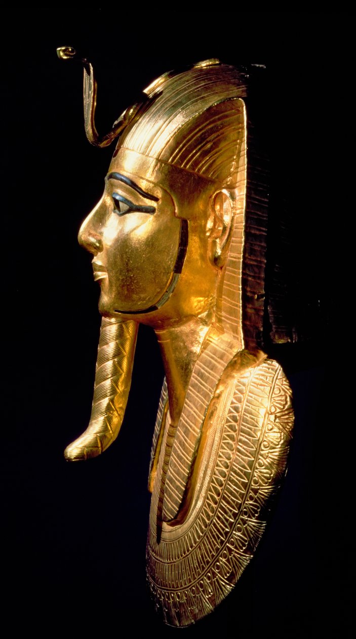 Funerary mask of Psusennes I (c.1039-991 BC) Third Intermediate Period