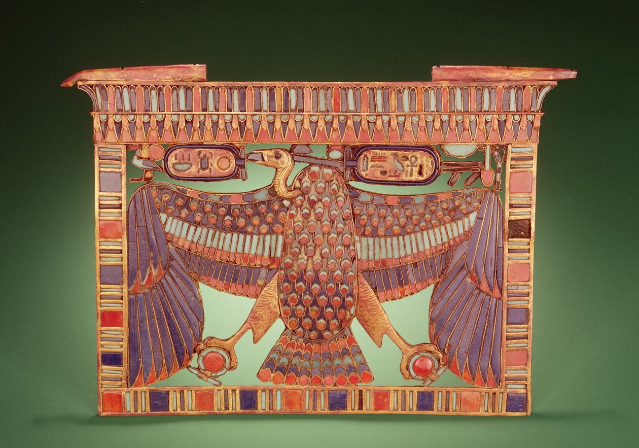 Pylon pectoral decorated with the vulture of Upper Egypt, from the tomb ...