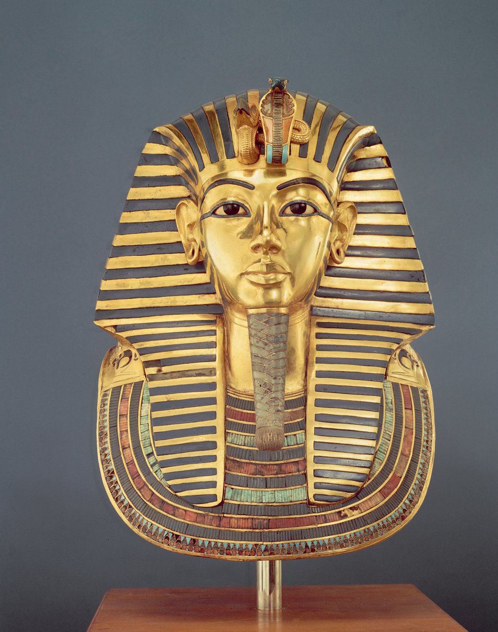 The Funerary Mask of Tutankhamun by Egyptian 18th Dynasty
