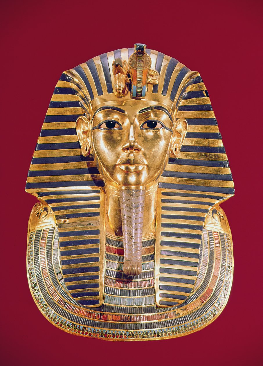 The funerary mask of Tutankhamun, c.1336-1327 BC, New Kingdom