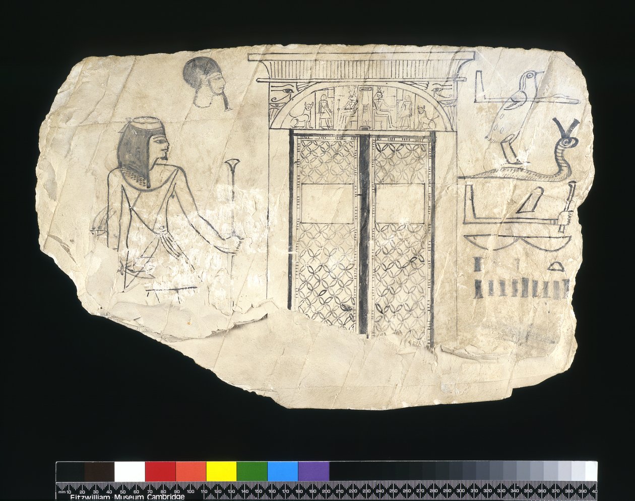 Ostracon, New Kingdom by Egyptian 19th Dynasty