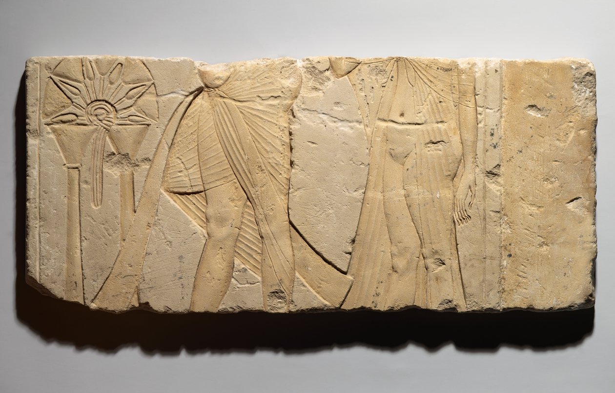 Relief Depicting an Offering Scene, from Tell el-Amarna, New Kingdom, c ...