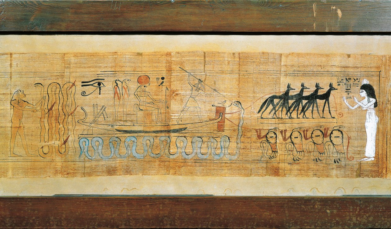 Heruben Papyrus, Divinity on Solar Boat of Seth