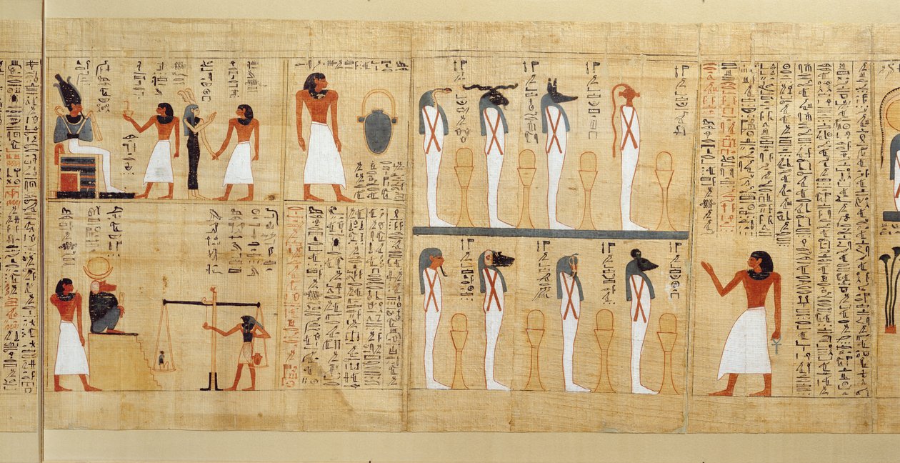 Mythological papyrus of Imenemsaouf, Third Intermediate Period, c.1000 ...