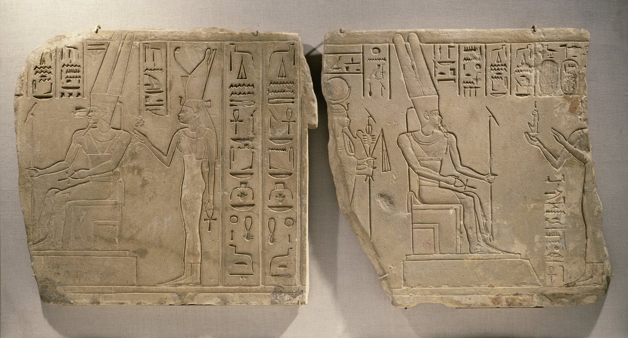 Amun-Re and Mut, from Karnak, Thebes, Late Period