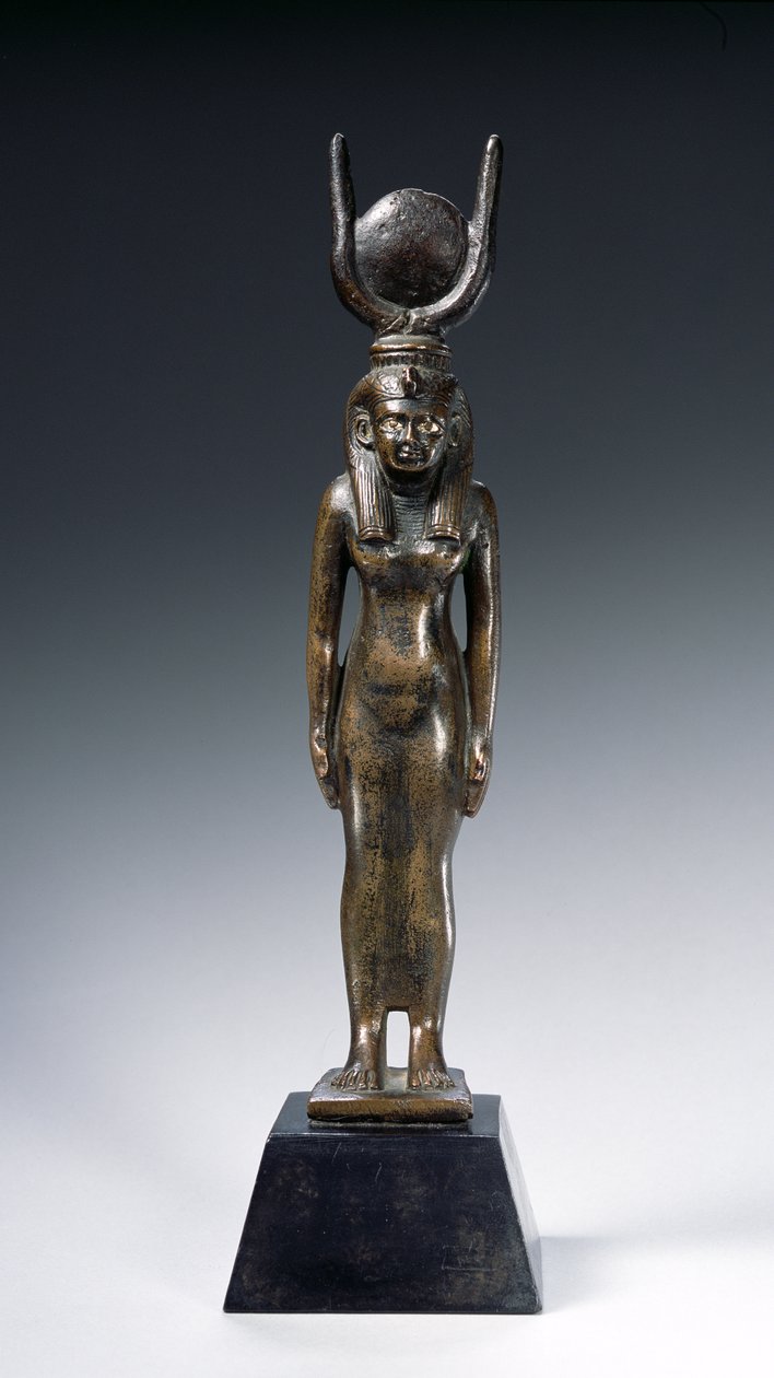 Statue of Isis by Egyptian 26th Dynasty: Fine art print