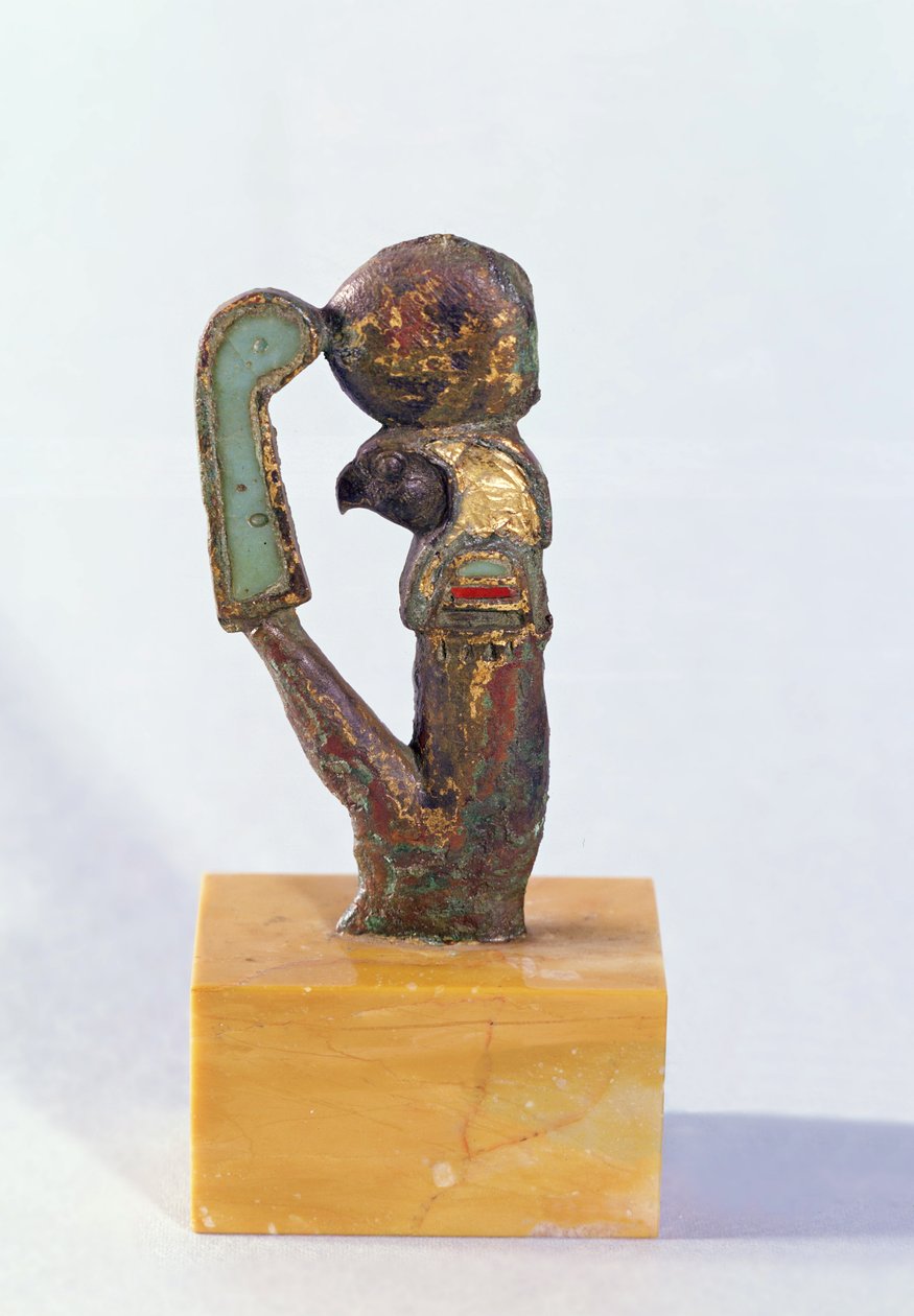 The god Re, Saite Period by Egyptian 26th Dynasty