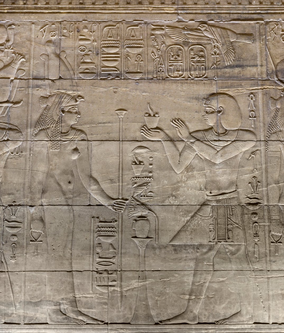 Reliefs in the Inner Sanctuary, Philae Temple, Aswan, Egypt