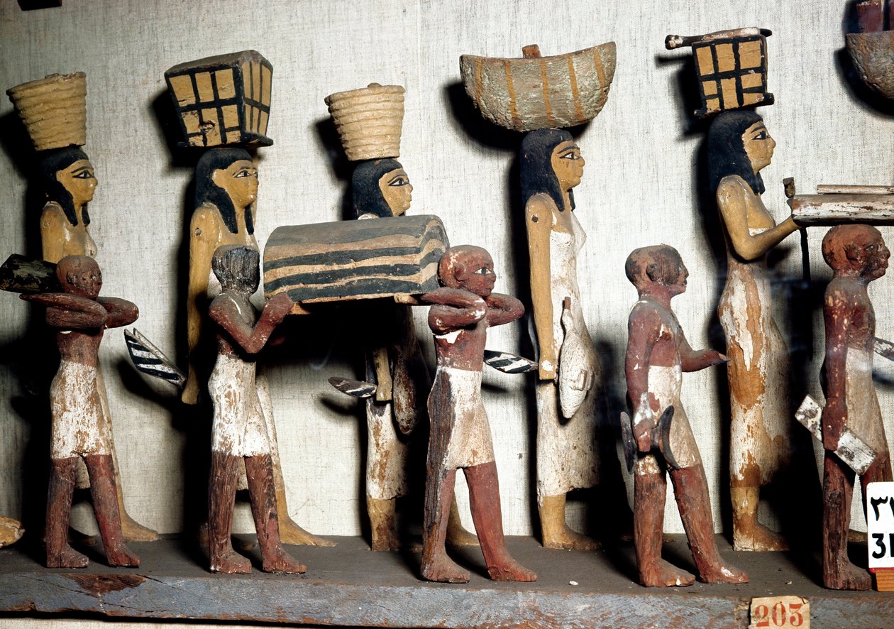 Ancient Egyptian Servants Image Of Egyptian Servant Girl, Carrying An