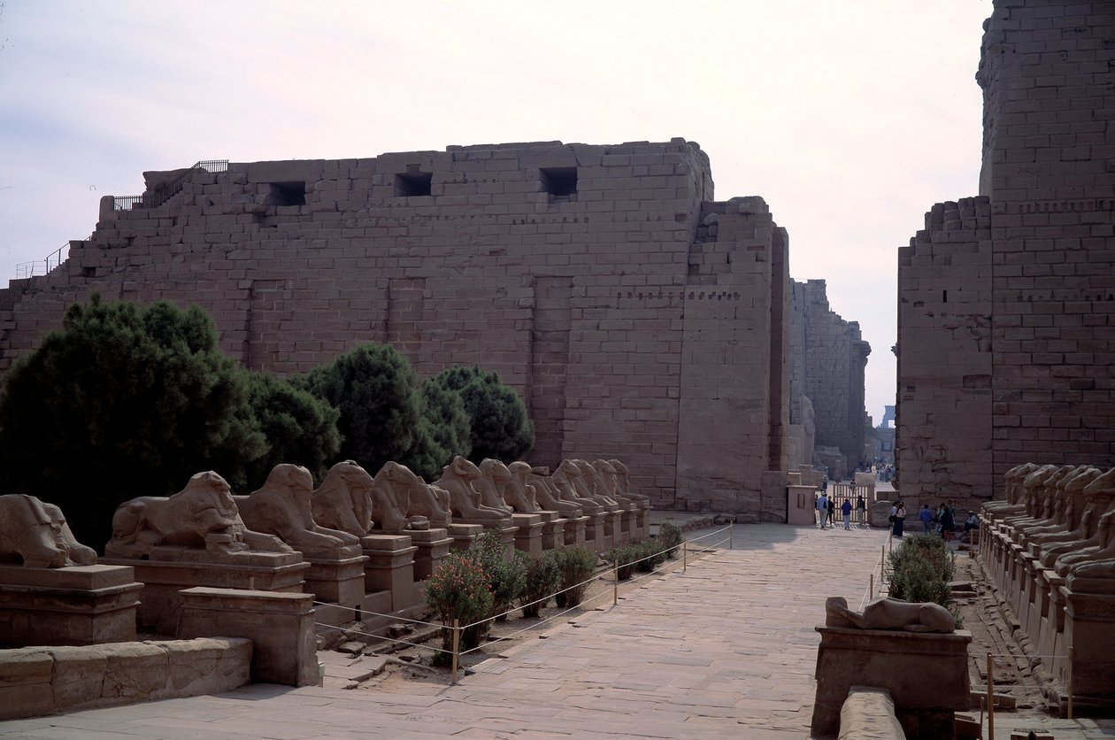 Allee of the Criosphinx in Karnak, Luxor, Egypt