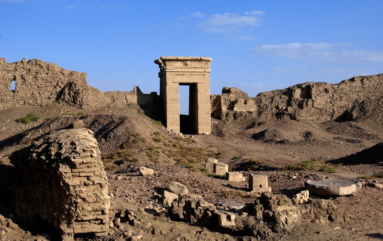 Egyptian Antiquity: View of the Arch of the North Gate, Temple of ...
