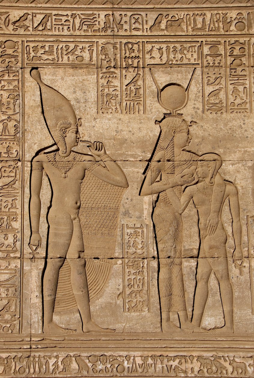 Egyptian Antiquity: Roman Mammisi Commemorating the Birth of Ihy, Son ...