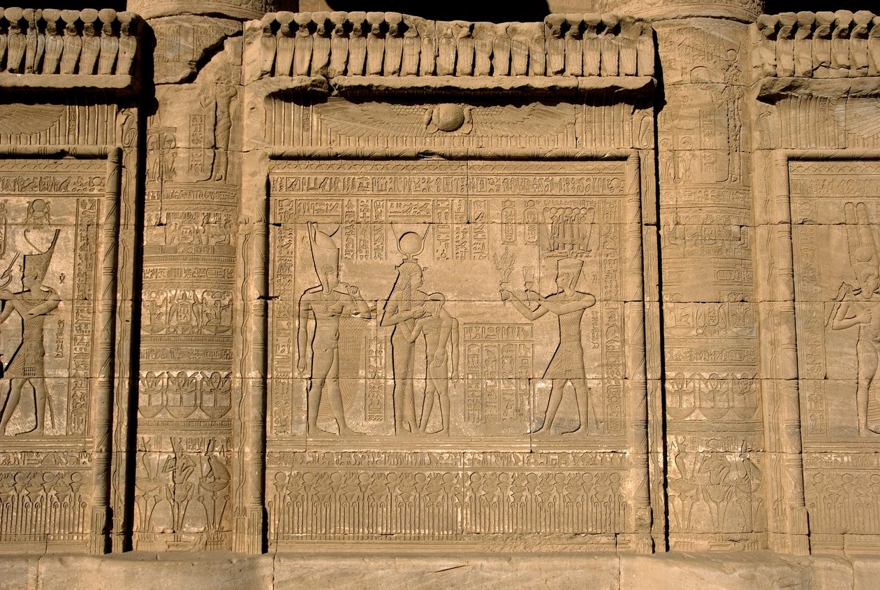 Egyptian antiquity: Roman mammisi commemorating the birth of Ihy, son ...