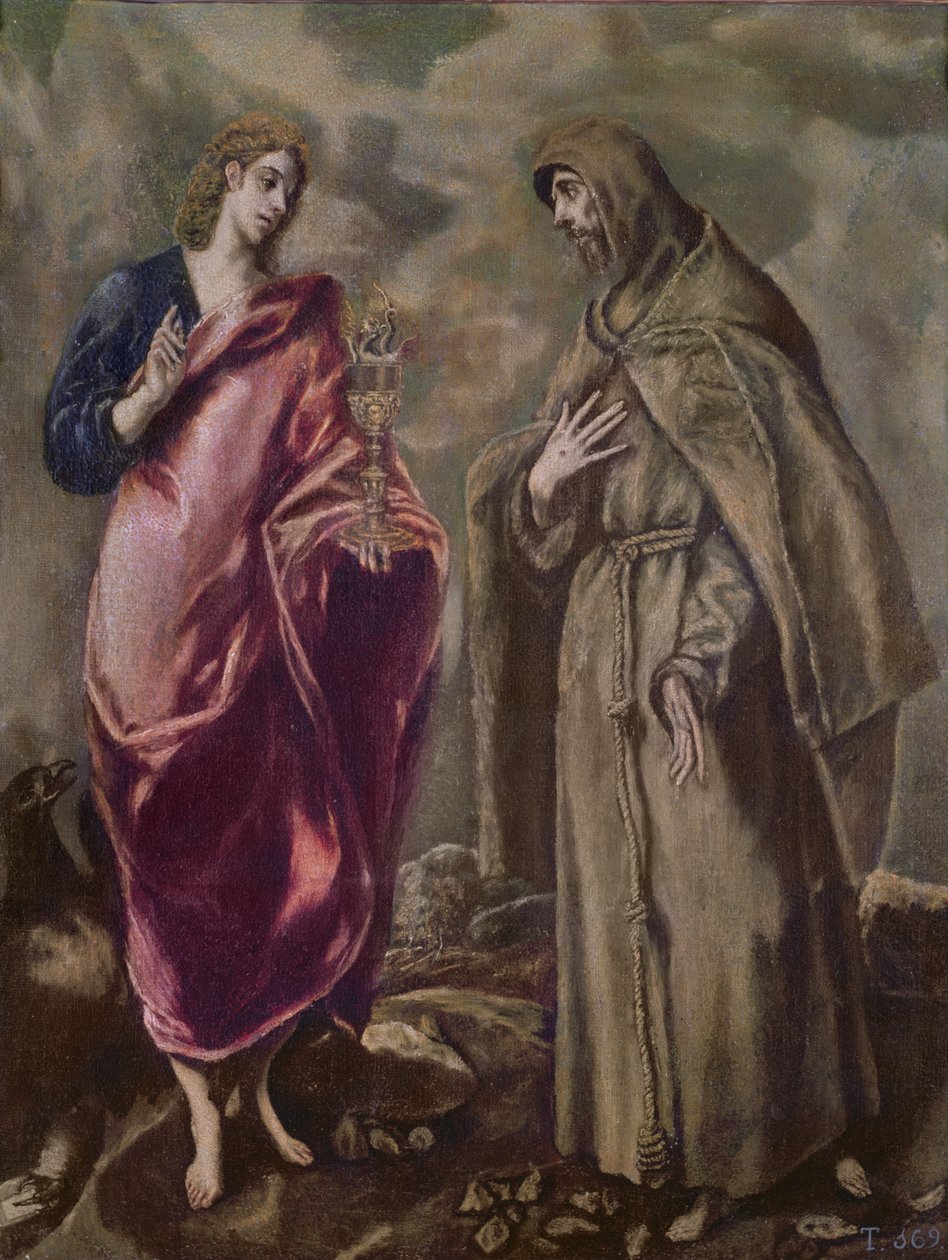 Saint John the Evangelist and Saint Francis of Assisi, c.1608