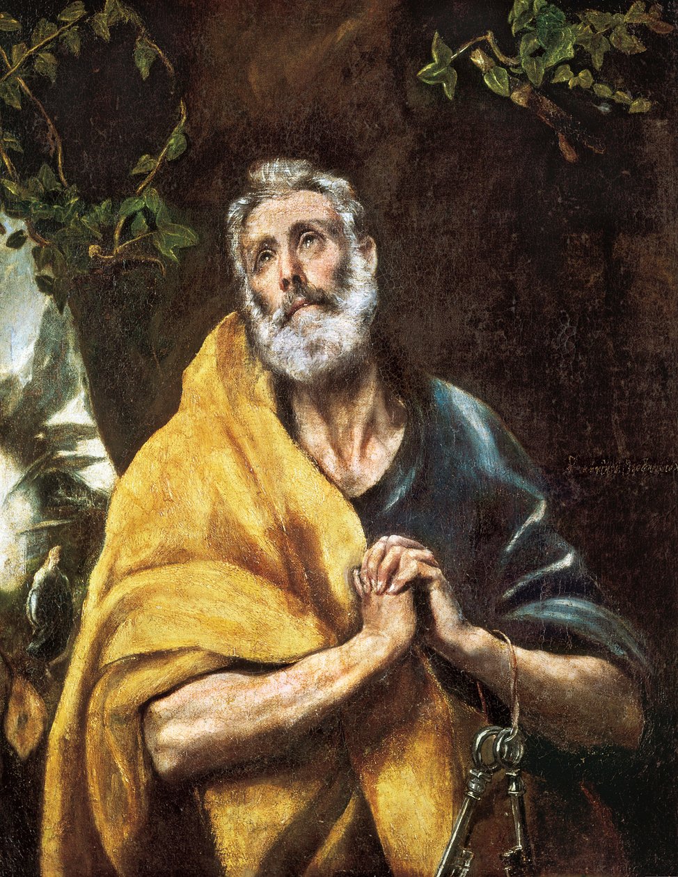 The Tears of Saint Peter, c.1594-1604 by El Greco