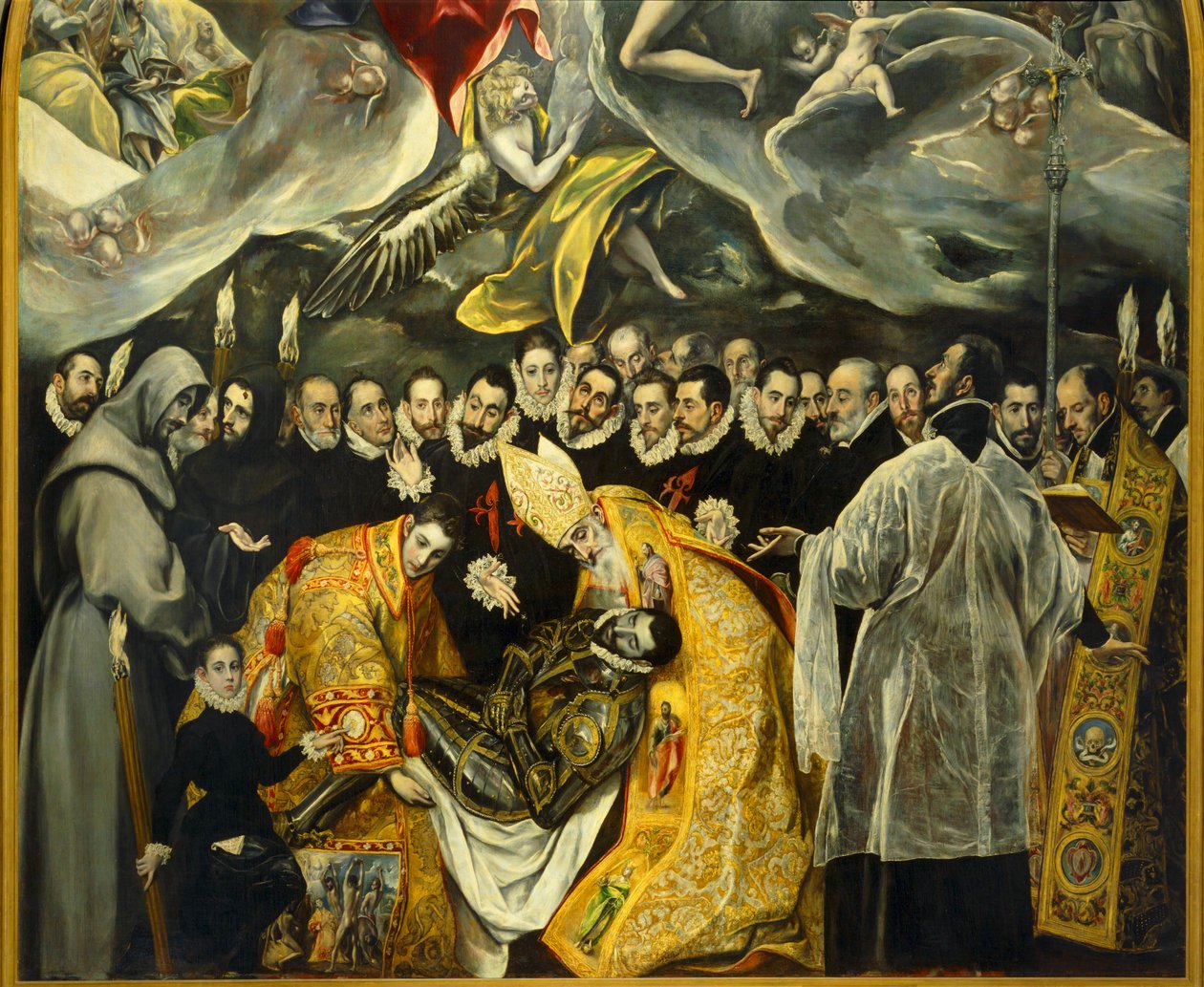 The Burial of the Count of Orgaz by El (1541 1614) Greco