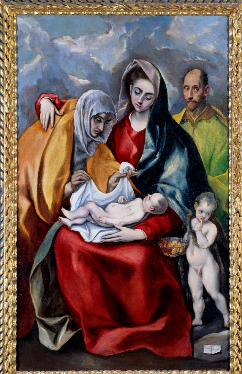 The Holy Family with St. Anne, St. Joseph and St. John the Baptist Child