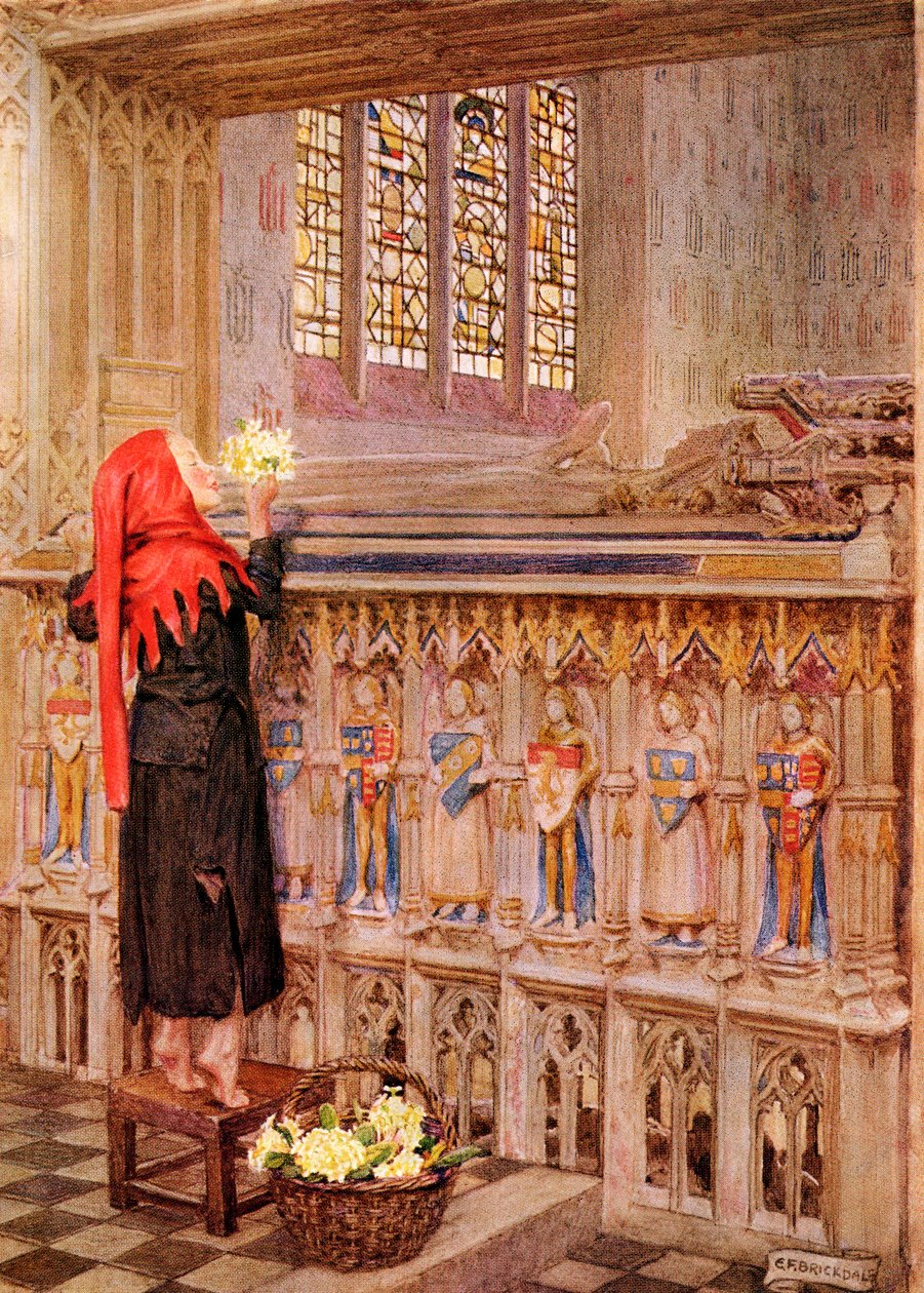 Illustration for the poem Death the Leveller by Shirley, from the book ...