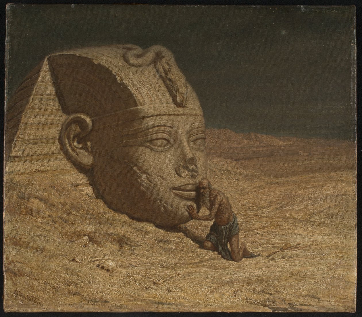 The Questioner of the Sphinx by Elihu Vedder