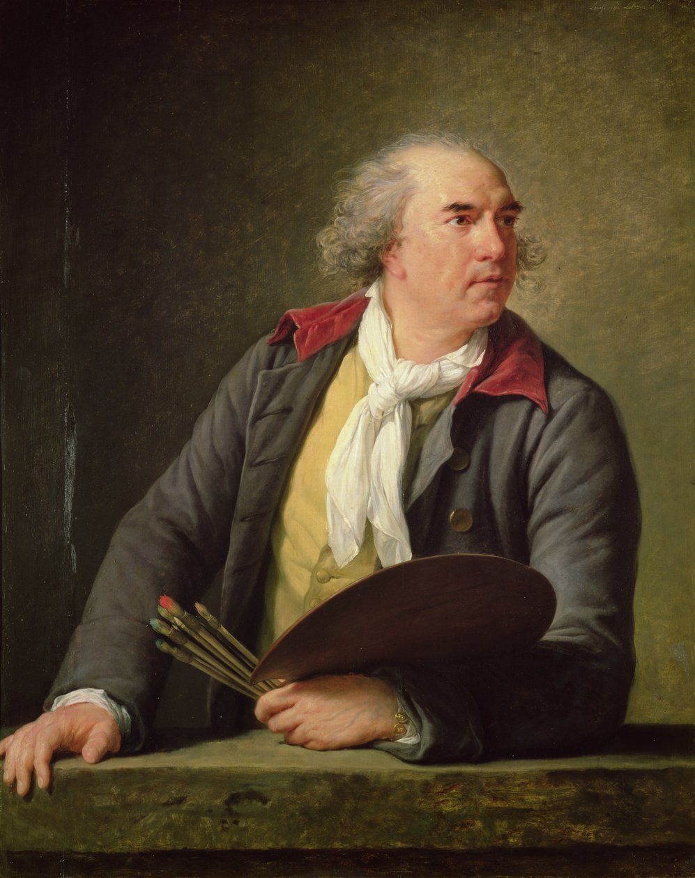Portrait of Hubert Robert by Elisabeth Louise Vigee Lebrun