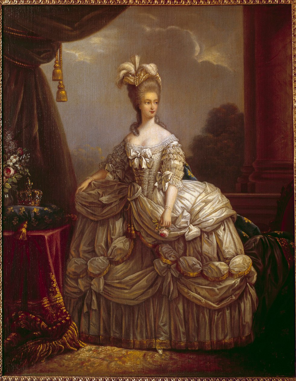Portrait of Marie Antoinette by Lorraine Habsburg, Queen of France