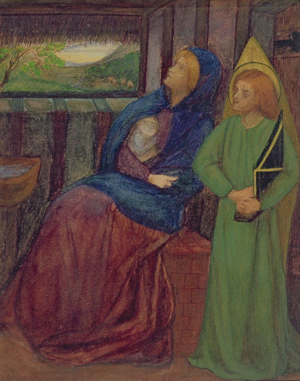 Holy Family by Elizabeth Eleanor Siddal: Fine art print