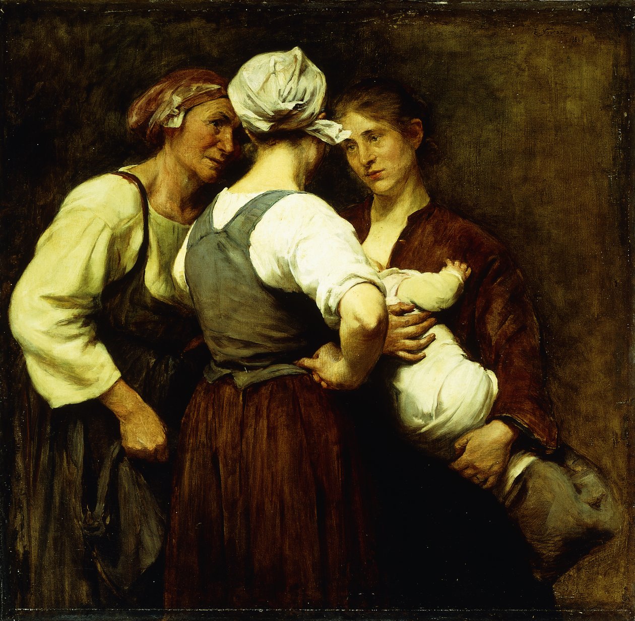 Among Neighbours by Elizabeth Nourse: Buy fine art print