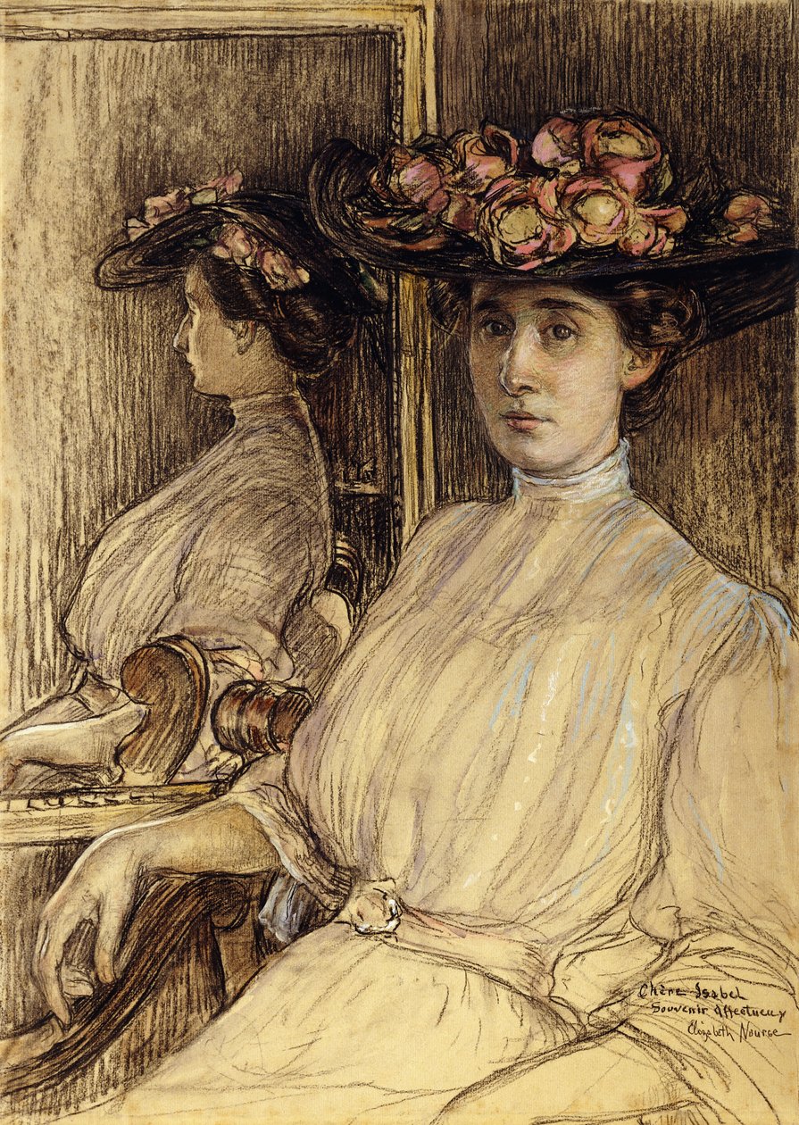 Portrait Sketch of Miss Palmer by Elizabeth Nourse